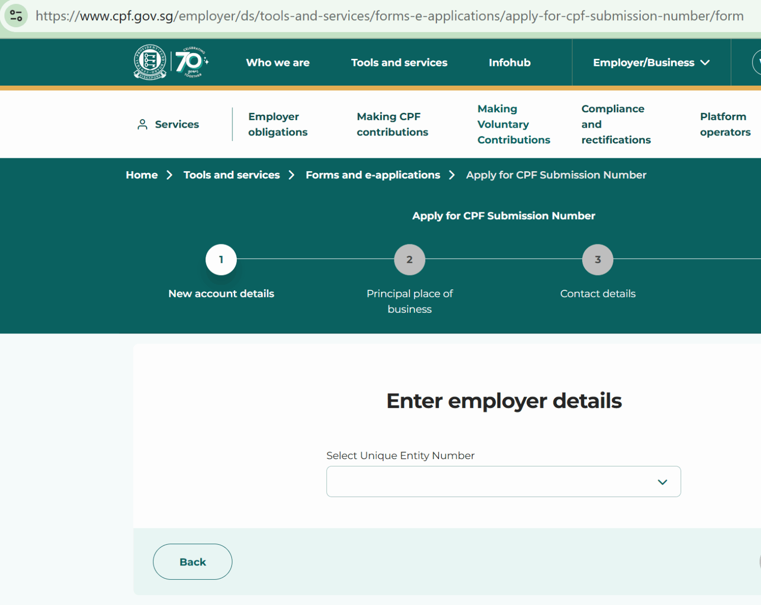 How to Apply for CPF Submission Number (CSN) – Counto Help Site