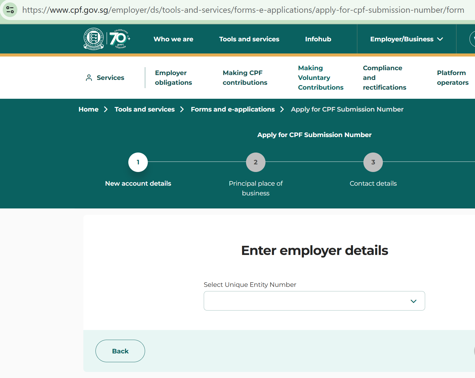 How to Apply for CPF Submission Number (CSN) – Counto Help Site